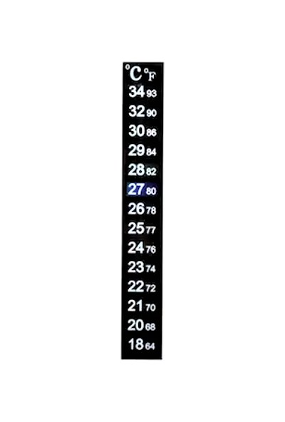 Jıahua Akvaryum Cama Yapıştırmalı Bant Derece 13 cm Jıahua Akvaryum Cama Yapıştırmalı Bant Derece 13 cm
