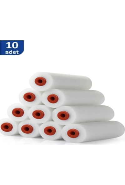 Sünger Rulo 10 cm 10 Adet Sünger Rulo 10 cm 10 Adet