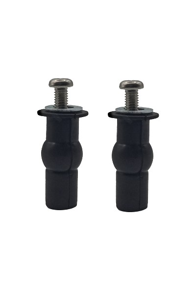 Kale Siyah Kauçuk Dübel Bombeli 2 Adet