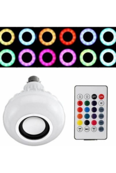 Agb LED Hightek Gece Lambası Bluetooth Hoparlör Rgb Ledli Lamba Kumandalı Mp3 Çalar Ampul Agb LED Hightek Gece Lambası Bluetooth Hoparlör Rgb Ledli Lamba Kumandalı Mp3 Çalar Ampul