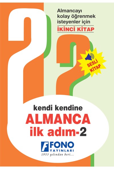 Fono Yayınları Kendi Kendine Almanca İlk Adım 2 (Seslendirmeli)