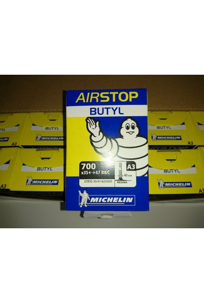 Michelin Airstop 700x35-47 Regina (İnce Valf) 40mm İç Lastik Michelin Airstop 700x35-47 Regina (İnce Valf) 40mm İç Lastik