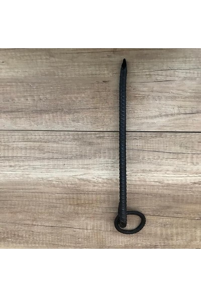 Lidersan Çelik Büyük Orta Irk Hayvan Bağlama Kazığı 12 mm Kalınlıkta 35 cm