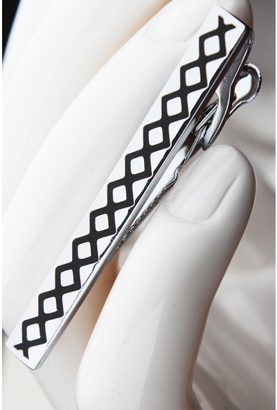 Varettaerkek Kravat İğnesi Koyu Gri Renk