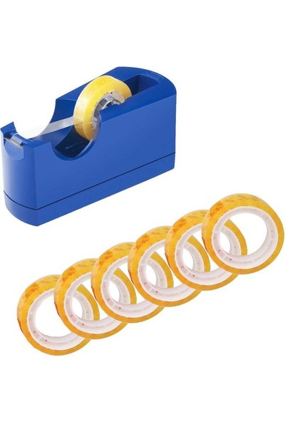 Mas 720 Flash Bant Kesici 33 mt Mavi + Bant 6'lı Mas 720 Flash Bant Kesici 33 mt Mavi + Bant 6'lı