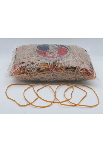 Sanse Geniş Ambalaj Paket Lastiği 1000 gr 180 x 3 mm 600'LÜ
