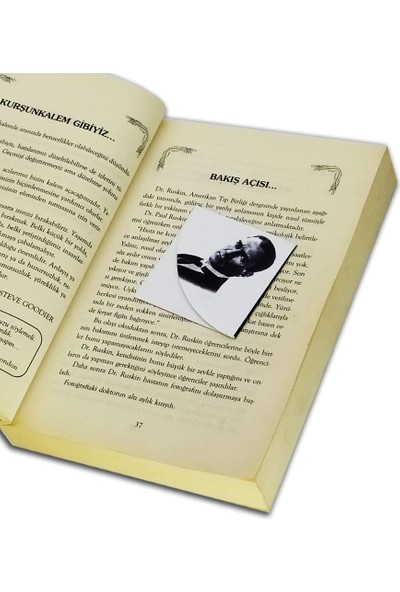 Istisna Atatürk Köşe Kitap Ayracı 4'lü Istisna Atatürk Köşe Kitap Ayracı 4'lü