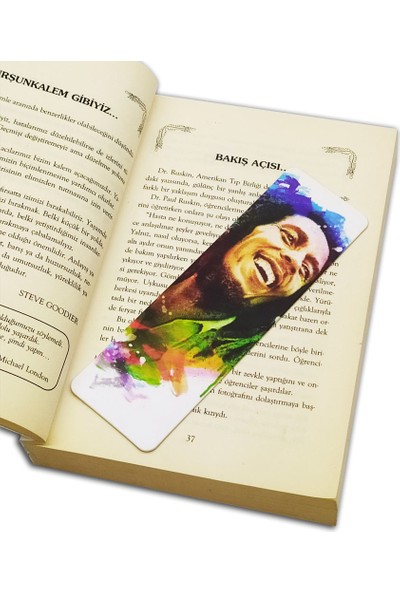 Istisna Ünlüler Suluboya Kitap Ayracı 4'lü