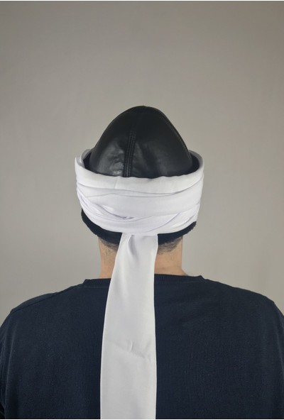 Mom Collection Erkek Kumaş Sarık Beyaz