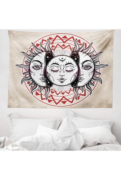 Hobimania Mandala Hint Güneş Kırmızı Beyaz Duvar Örtüsü 40 x 60 cm Duvar Dekorasyonu Hobimania Mandala Hint Güneş Kırmızı Beyaz Duvar Örtüsü 40 x 60 cm Duvar Dekorasyonu