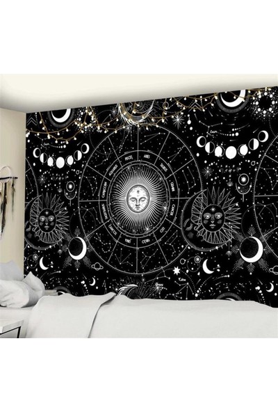 Hobimania Astroloji Siyah Beyaz Duvar Örtüsü 70 x 100 cm Duvar Dekorasyonu Hobimania Astroloji Siyah Beyaz Duvar Örtüsü 70 x 100 cm Duvar Dekorasyonu