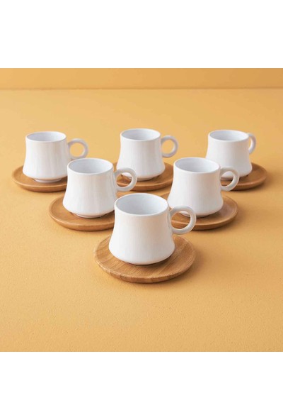Balsa Bambulu Kahve Fincan Takımı 8,5 x 6,5 x 5,6 cm. Balsa Bambulu Kahve Fincan Takımı 8,5 x 6,5 x 5,6 cm.