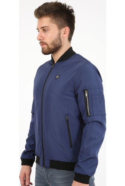 Little Cup Jeans Co Erkek Lacivert Mevsimlik Bomber Pilot Ceket Iç Cepli Little Cup Jeans Co Erkek Lacivert Mevsimlik Bomber Pilot Ceket Iç Cepli