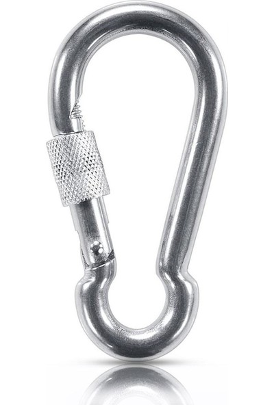 Badem10 5 Adet Karabina Kilitli Yaylı Galvanizli 12 mm Badem10 5 Adet Karabina Kilitli Yaylı Galvanizli 12 mm