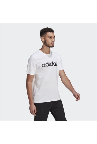 Adidas Essentials Embroidered Linear Logo Erkek Tişört Adidas Essentials Embroidered Linear Logo Erkek Tişört