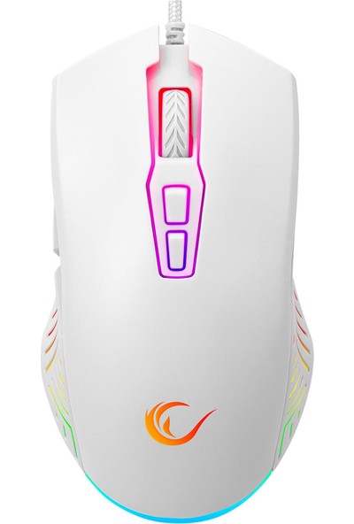 Rampage SMX-G68 Spear Makrolu 7200DPI RGB Ledli Gaming Oyuncu Mouse - Beyaz Rampage SMX-G68 Spear Makrolu 7200DPI RGB Ledli Gaming Oyuncu Mouse - Beyaz