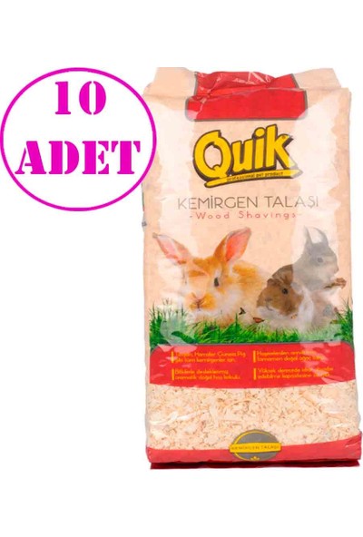 Quik Kemirgen Talaşı 15 Lt 10 Ad
