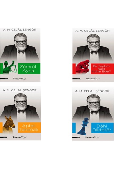 Dahi Diktatör - Aptalı Tanımak - Zümrüt Ayna - Bir Toplum Nasıl Intihar Eder? - 4 Kitap Takım -Celal Şengör Dahi Diktatör - Aptalı Tanımak - Zümrüt Ayna - Bir Toplum Nasıl Intihar Eder? - 4 Kitap Takım -Celal Şengör