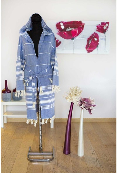 Lizzamoda Naturel Peştemal Bornoz Lizzamoda Naturel Peştemal Bornoz