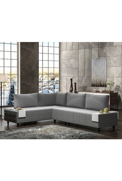 Homedora Issac Köşe Koltuk Takımı Gri Homedora Issac Köşe Koltuk Takımı Gri
