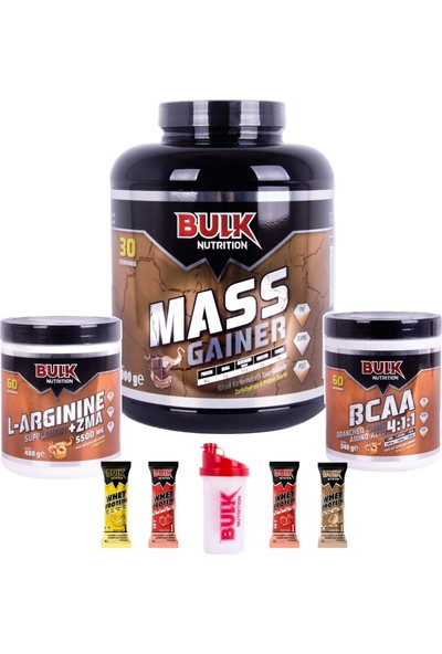 Mass Gainer 3 kg - Bcaa 60 Servis - Arjinin 60 Servis Şeftali Mass Gainer 3 kg - Bcaa 60 Servis - Arjinin 60 Servis Şeftali