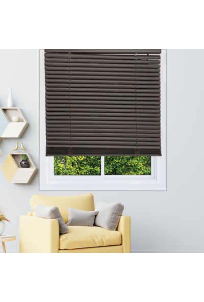 Nettekaçmaz Nettekacmaz Pvc Jaluzi 25 mm Antrasit 100 x 160 cm