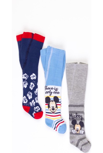 Mickey Mouse Mickey Bebek3'lü Külotlu Çorap 17040