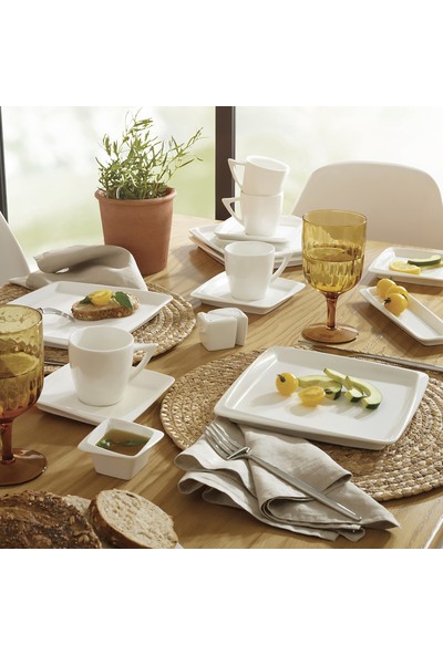 Karaca Vavien 26 Parça 6 Kişilik Porselen Kahvaltı/Servis Takımı