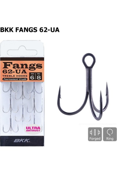 Bkk Fangs-62 Ua Üçlü Iğne Bkk Fangs-62 Ua Üçlü Iğne