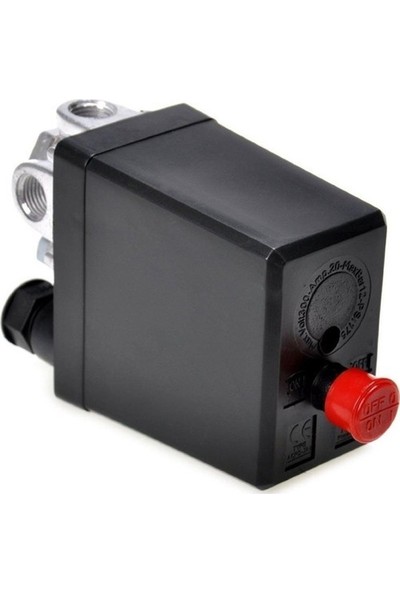 Elden Hırdavat Kompresör Şalteri Ayarlı Basınç Şalteri 3 Yollu 220 V