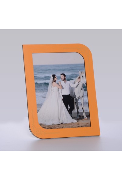 Ahşap Turuncu Renk Resim Çerçeve 10*15 Ahşap Turuncu Renk Resim Çerçeve 10*15