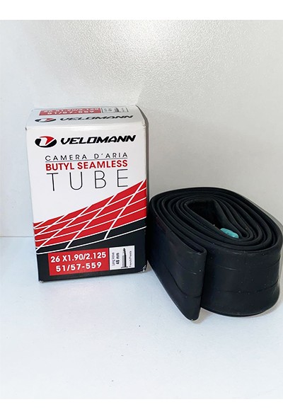 Velomann 26x1.90-2.125 PRESTA 48MM (İnce Valf) İç Lastik Velomann 26x1.90-2.125 PRESTA 48MM (İnce Valf) İç Lastik