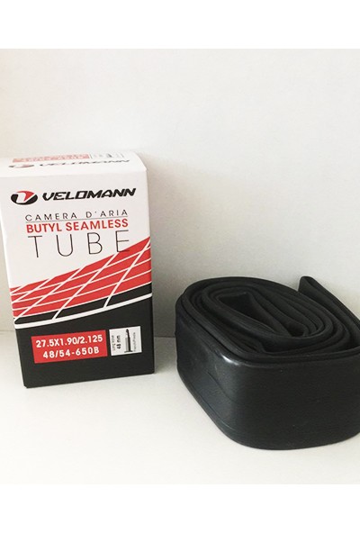 Velomann 27.5x1.90/2.125 FV 48 MM (İnce Valf) İç Lastik Velomann 27.5x1.90/2.125 FV 48 MM (İnce Valf) İç Lastik