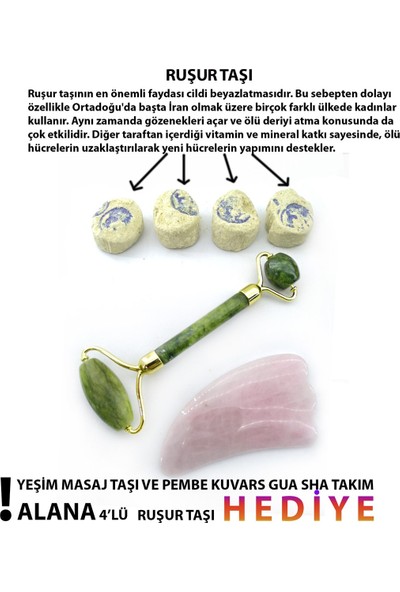 Osmanlı Doğaltaş Yeşim Masaj Taşı ve (Kaz Ayağı) Pembe Kuvars Gua Sha Takım - 4'lü Ruşul Taşı Osmanlı Doğaltaş Yeşim Masaj Taşı ve (Kaz Ayağı) Pembe Kuvars Gua Sha Takım - 4'lü Ruşul Taşı