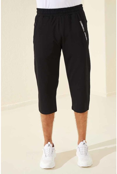 Tommy Life Siyah Erkek Ön Cep Detaylı Standart Kalıp Klasik Paça Kapri-83092_1 Tommy Life Siyah Erkek Ön Cep Detaylı Standart Kalıp Klasik Paça Kapri-83092_1