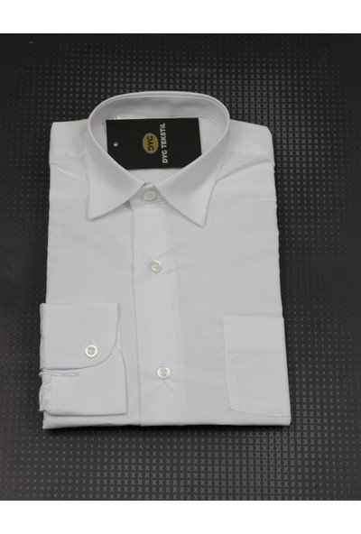 DYG Tekstil Dyg Erkek Çocuk Beyaz Gömlek