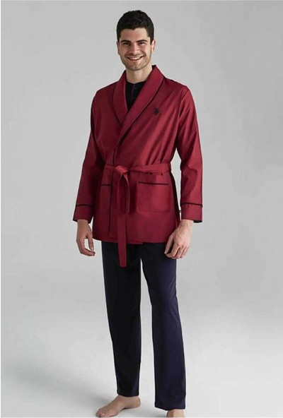 U.s. Polo Assn. 12000 Erkek 5'li Çeyizlik Ropdöşambır Set-Bordo U.s. Polo Assn. 12000 Erkek 5'li Çeyizlik Ropdöşambır Set-Bordo