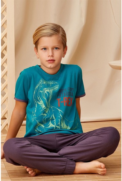 Pikidor 211 Erkek Çocuk Garson Yeşil Bisiklet Yaka Koları Biyeli Pijama Takımı Pikidor 211 Erkek Çocuk Garson Yeşil Bisiklet Yaka Koları Biyeli Pijama Takımı