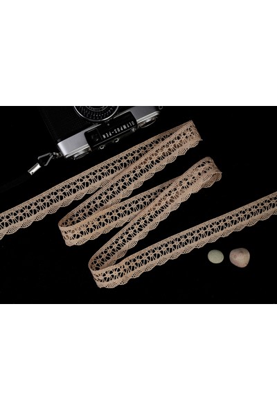 Alka Dantel 802 Merserize Sütlü Kahve Kopanaki 10 mt