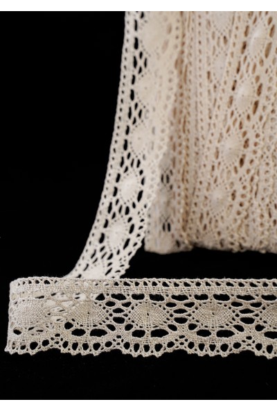 Alka Dantel 3520 Pamuk Krem Kopanaki 10 mt Alka Dantel 3520 Pamuk Krem Kopanaki 10 mt