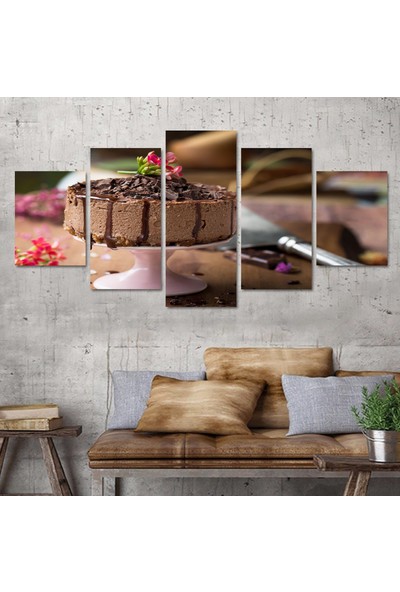 Dekorme 5 Parçalı Yiyecek Içeçek Kanvas Tablo 110 x 60 cm Dekorme 5 Parçalı Yiyecek Içeçek Kanvas Tablo 110 x 60 cm