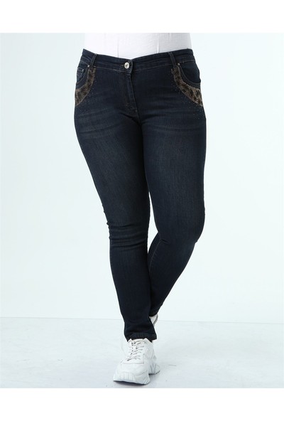 Rota Giyim Cep Bolgesı Sarı Yogun Taşlı Jeans Pantolon Rota Giyim Cep Bolgesı Sarı Yogun Taşlı Jeans Pantolon