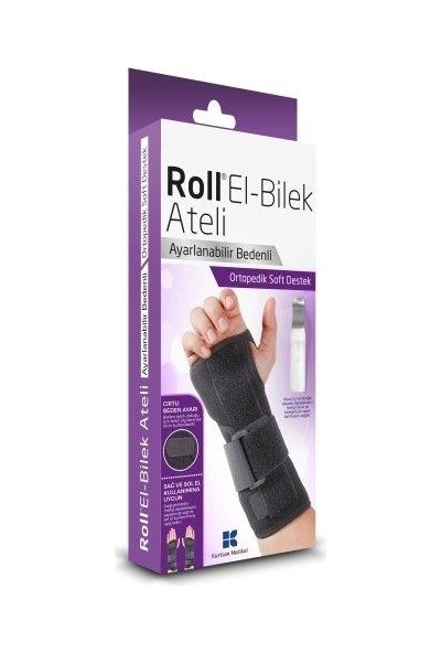Roll El Bilek Ateli Ayarlanabilir Bedenli Çift Yönlü Roll El Bilek Ateli Ayarlanabilir Bedenli Çift Yönlü