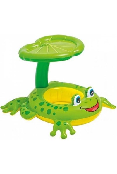 Intex Gölgelikli Kurbağa Bebek Flotorü - 119 x 29 cm - 56584