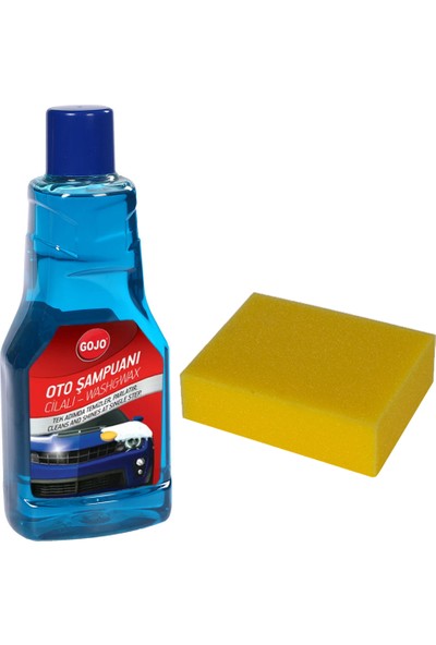 Gojo Cilalı Oto Şampuanı 1 Lt ve Yıkama Süngeri