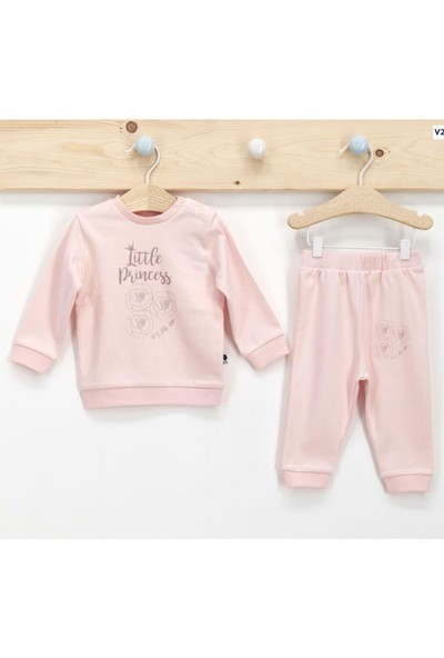 U.s. Polo Assn Lisanslı 2 Li Takım Uzun Kollu Kız Bebek Somon U.s. Polo Assn Lisanslı 2 Li Takım Uzun Kollu Kız Bebek Somon