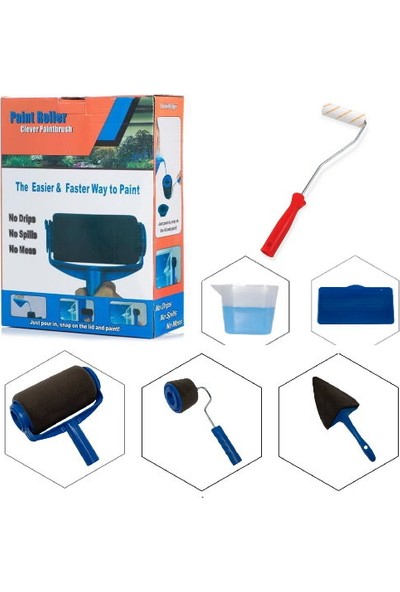 Smart Paint Rulo 6 Parça Paint Roller Damlatmayan Ev Ofis Bahçe Boya Badana Rulosu Seti 6 Lı Smart Paint Rulo Smart Paint Rulo 6 Parça Paint Roller Damlatmayan Ev Ofis Bahçe Boya Badana Rulosu Seti 6 Lı Smart Paint Rulo