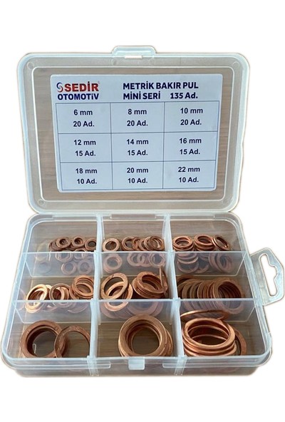 Sedir Bakır Pul Çeşitleri Seti Mini