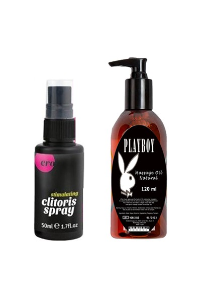 Hintohu Bayanlara Özel Maksimum Güç Sprey 50 Ml+Playboy Massage Oil Masaj Yağı 120 ml Hintohu Bayanlara Özel Maksimum Güç Sprey 50 Ml+Playboy Massage Oil Masaj Yağı 120 ml