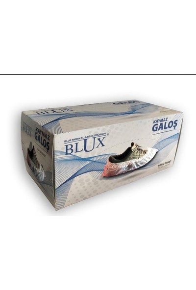 Blux Kaymaz Polietilen Galoş 100'LÜ Blux Kaymaz Polietilen Galoş 100'LÜ